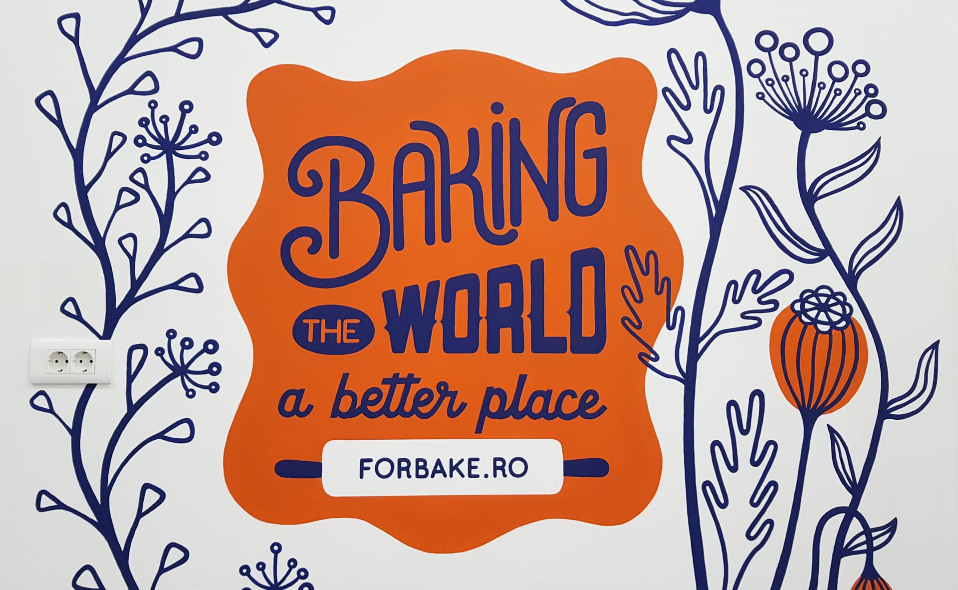 4Bake // Indoor Mural - Andreea Moise