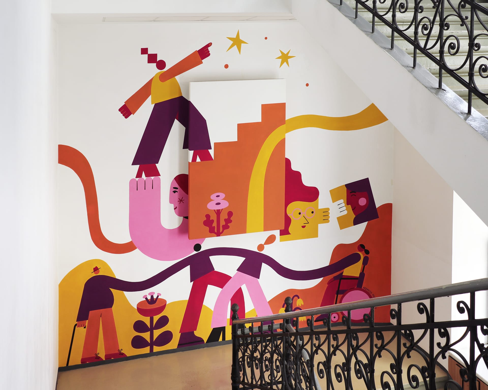 Antropedia // Mural Painting - Andreea Moise